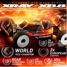 XRAY XB8 2023 - 1/8 LUXURY NITRO OFF ROAD CAR KIT
