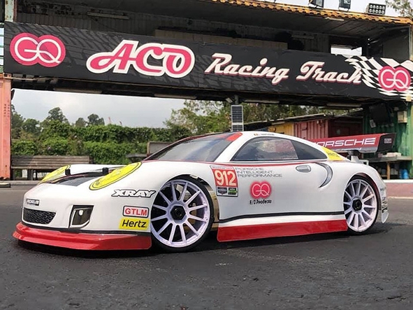 Team C 1/8 GT TB805 Porsche 911GT Clear Lexan Bodyshell